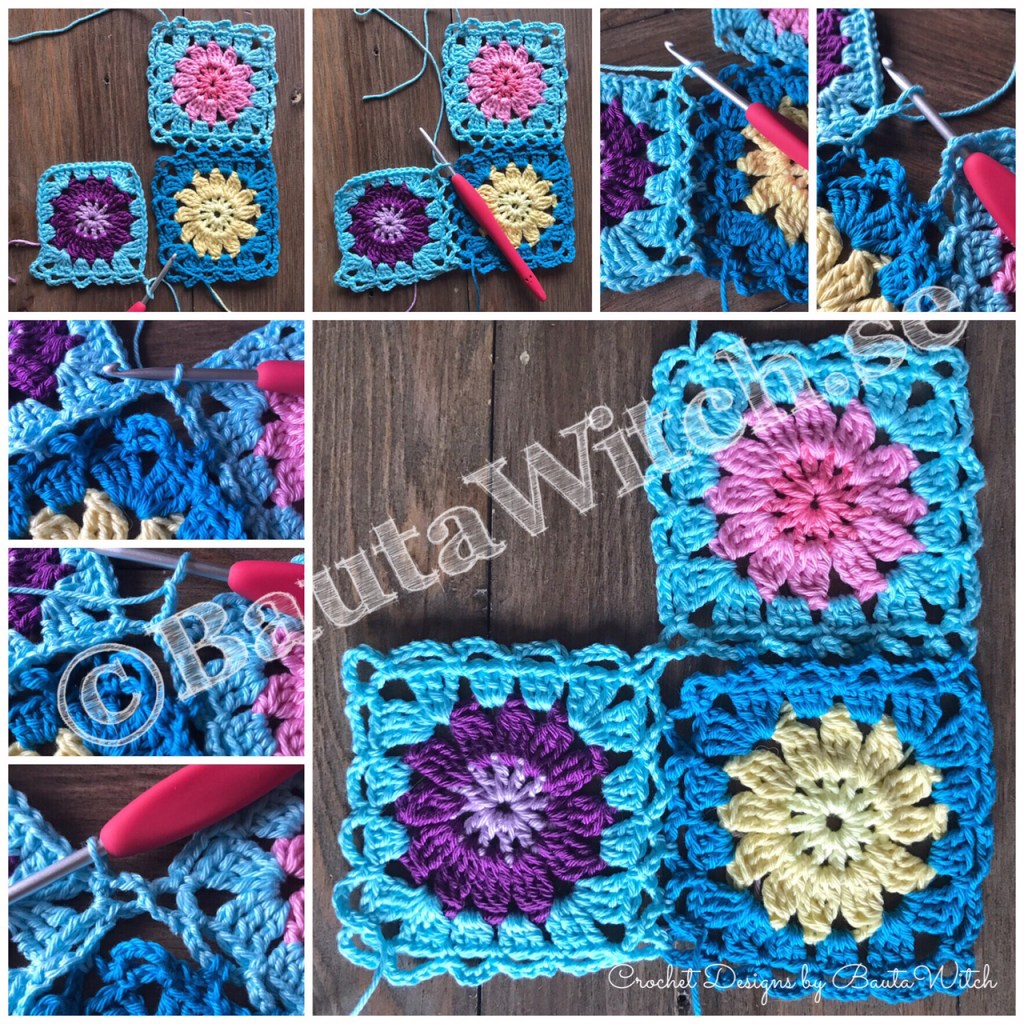 DIY – Virkad stor blomsterängsruta | BautaWitch