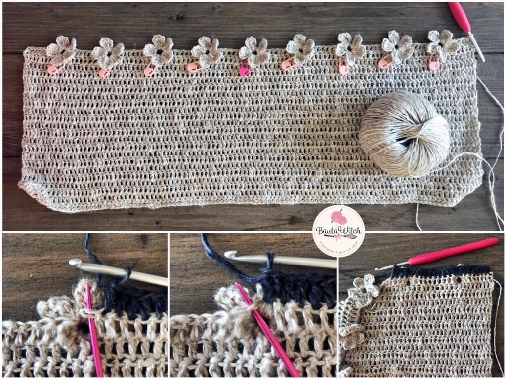 DIY – Virkad topp med aldrig vissnande blommor i linnegarn | BautaWitch