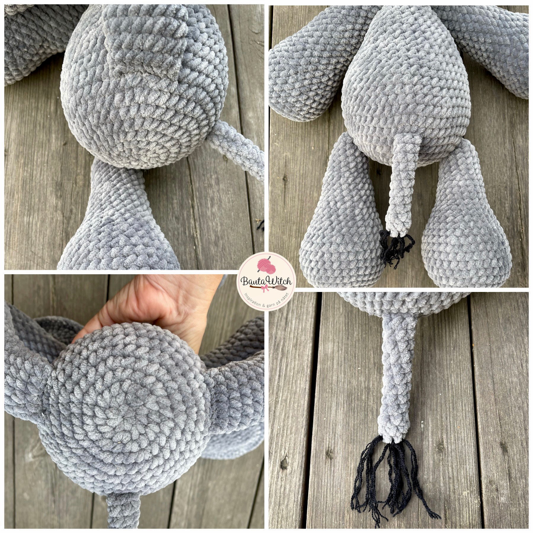 DIY – Den stora virkade kramgoa elefanten Elvis | BautaWitch