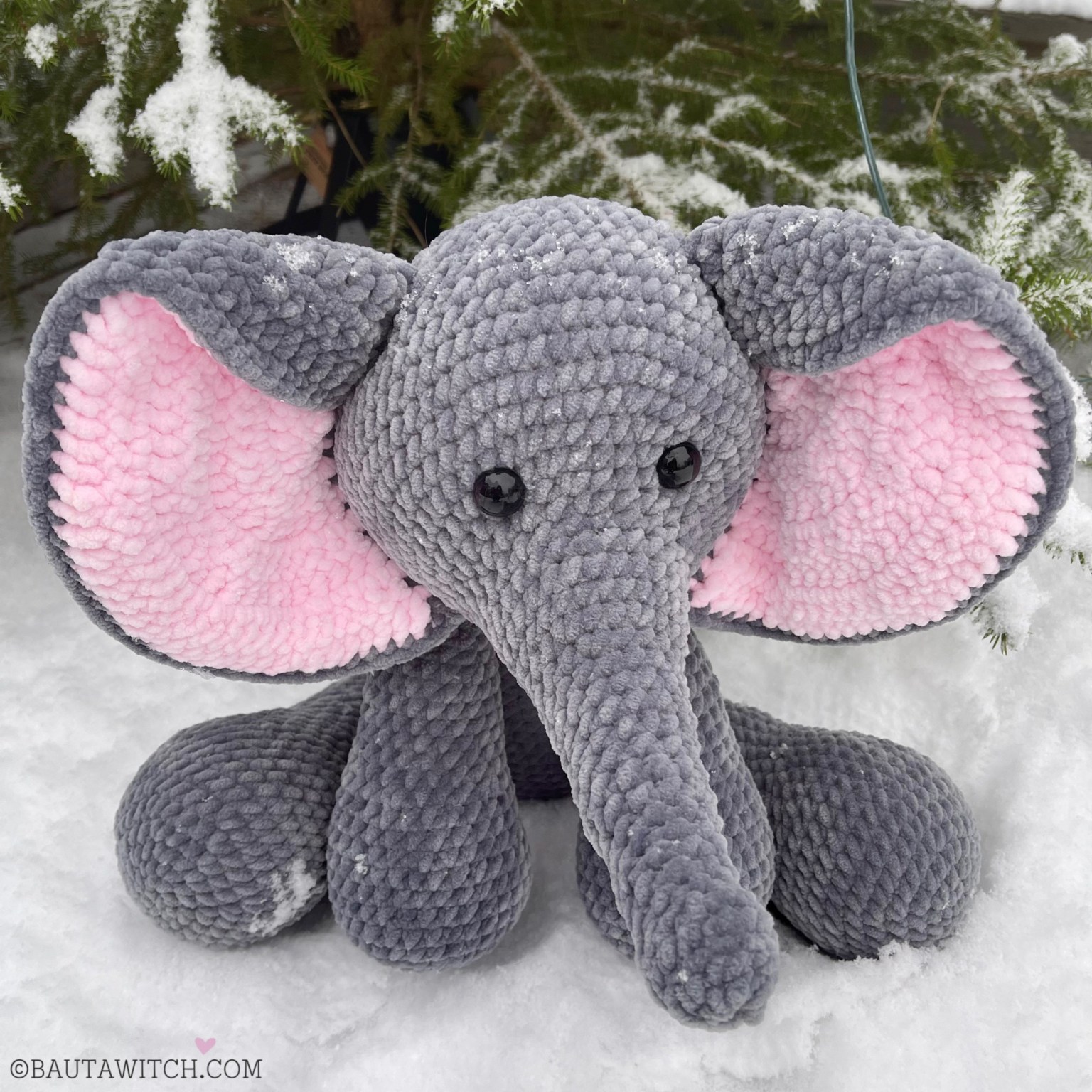 DIY – Den stora virkade kramgoa elefanten Elvis | BautaWitch