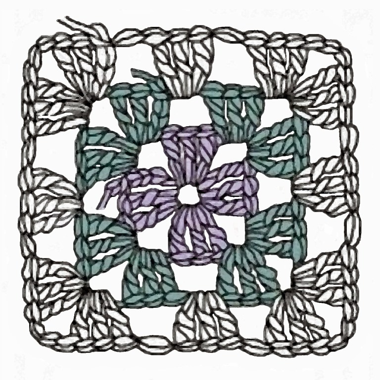 DIY – Virkat linne med mormorsrutor | BautaWitch