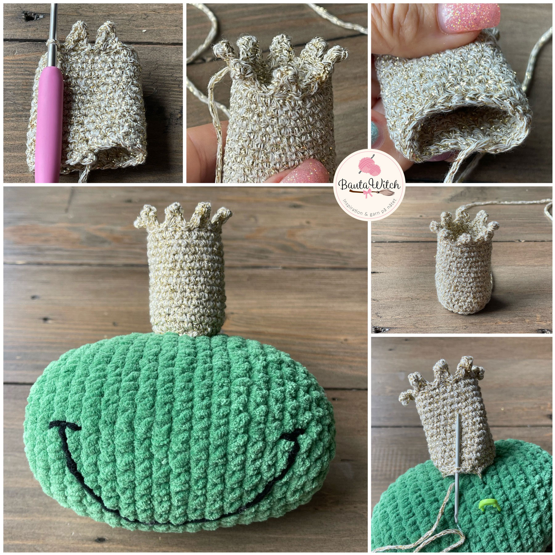 DIY – Den virkade kramgoa grodan, Froggy | BautaWitch