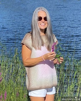 DIY- Virkad oversized topp för alla kroppar | BautaWitch