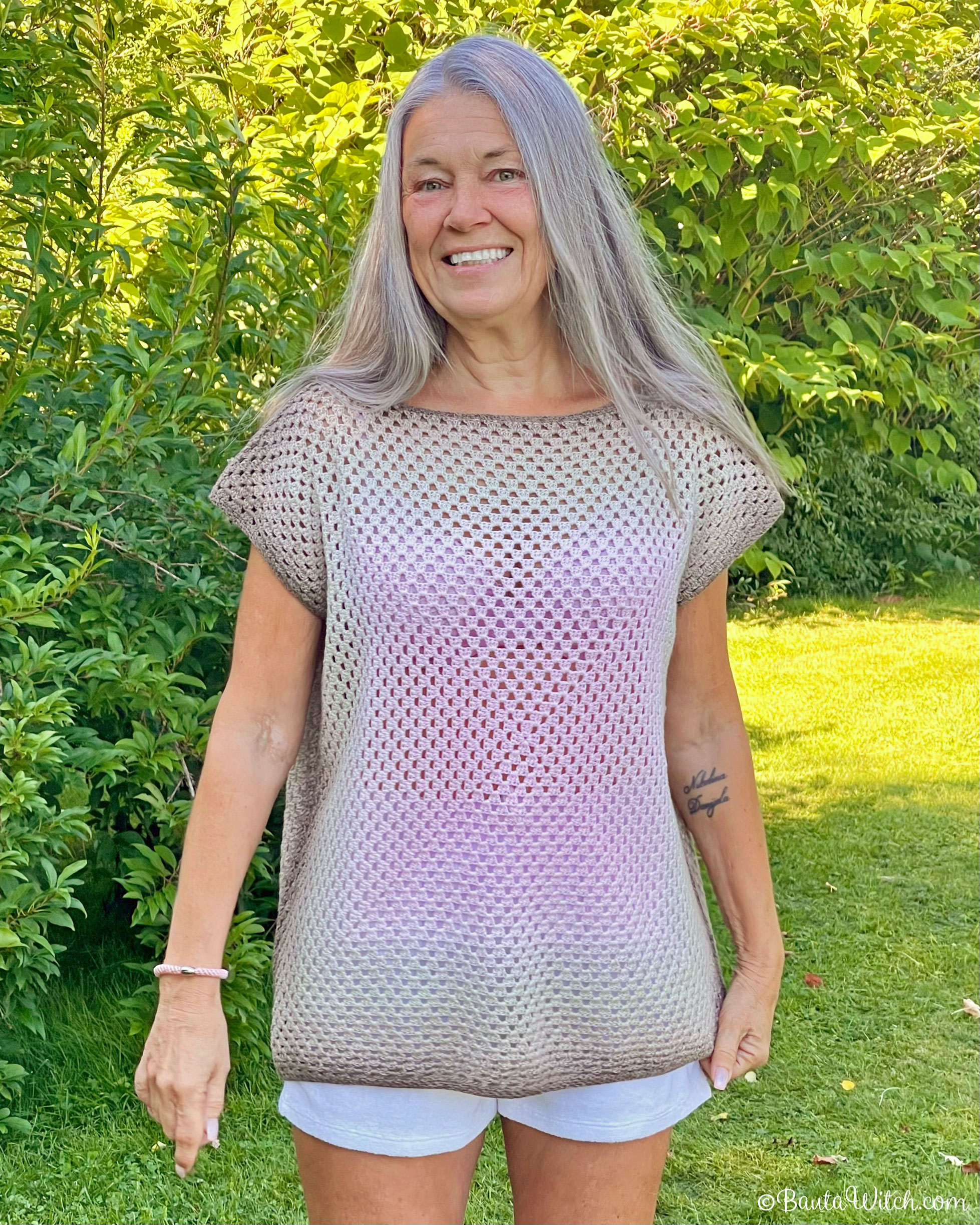 DIY- Virkad oversized topp för alla kroppar | BautaWitch