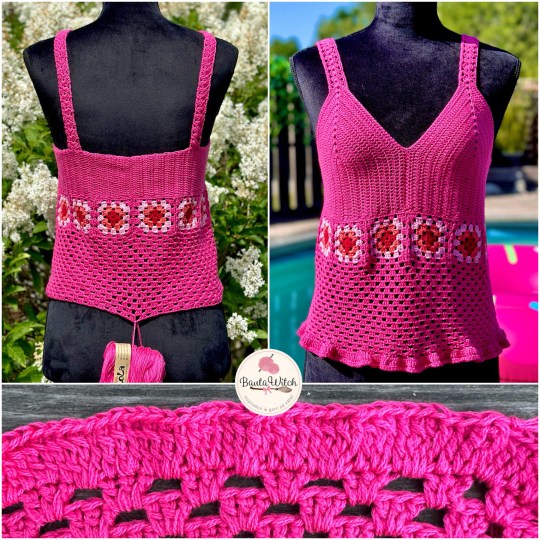 DIY – Virkat linne med mormorsrutor | BautaWitch