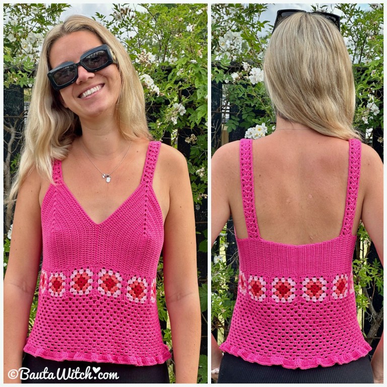 DIY – Virkat linne med mormorsrutor | BautaWitch