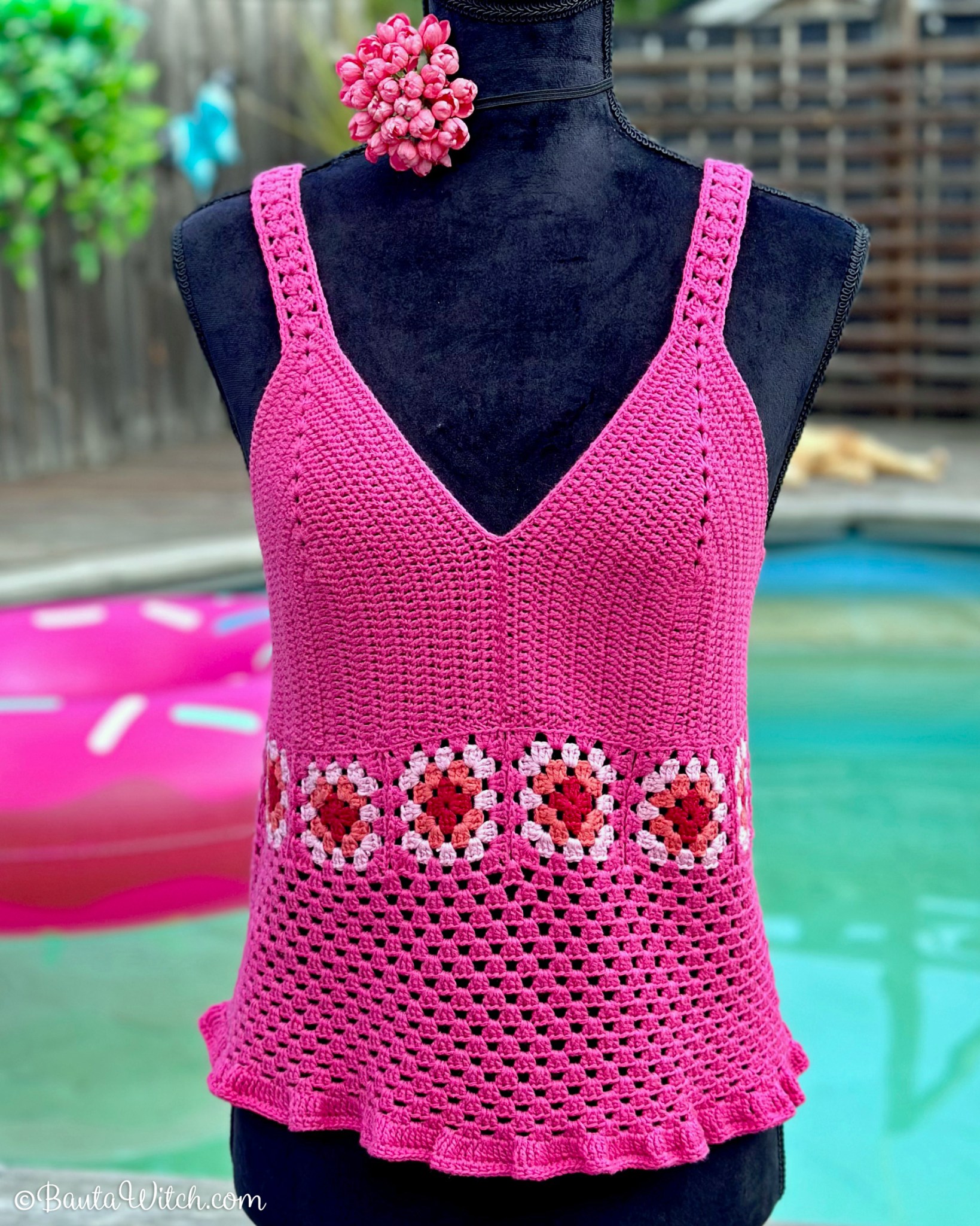 DIY – Virkat linne med mormorsrutor | BautaWitch