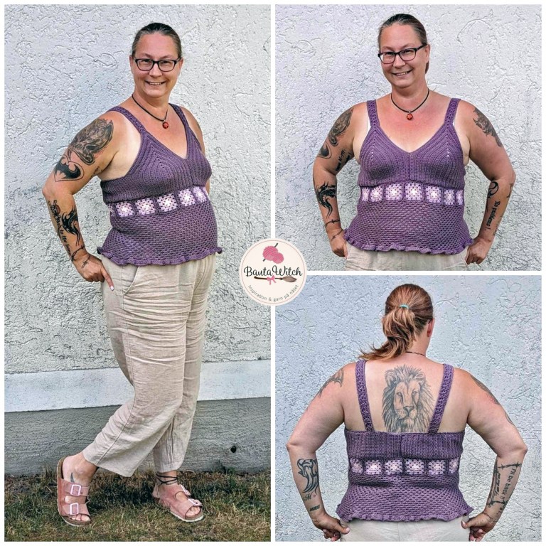 DIY – Virkat linne med mormorsrutor | BautaWitch